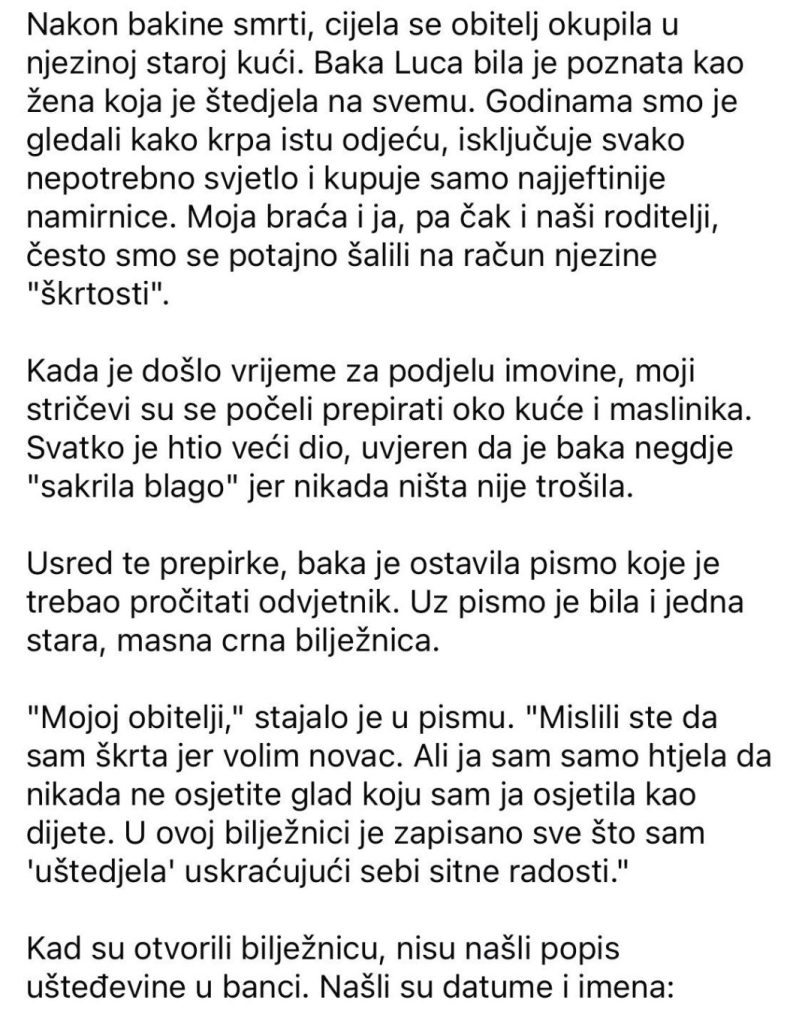 Mislili smo da je baka škrtica – a onda smo otvorili njenu crnu ...